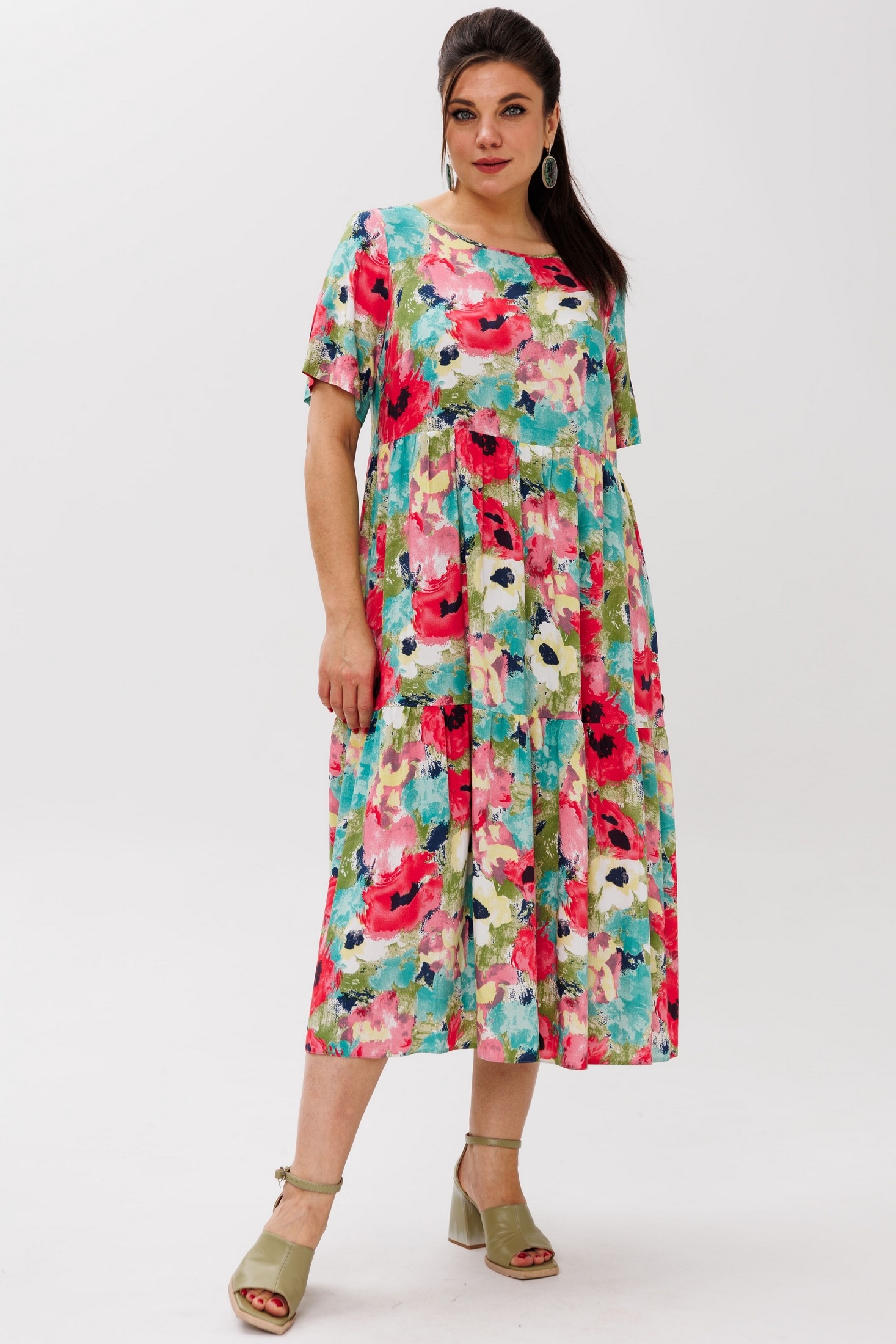 Платье 1408 цветочный сон Anelli купить в интернет магазине | в наличии